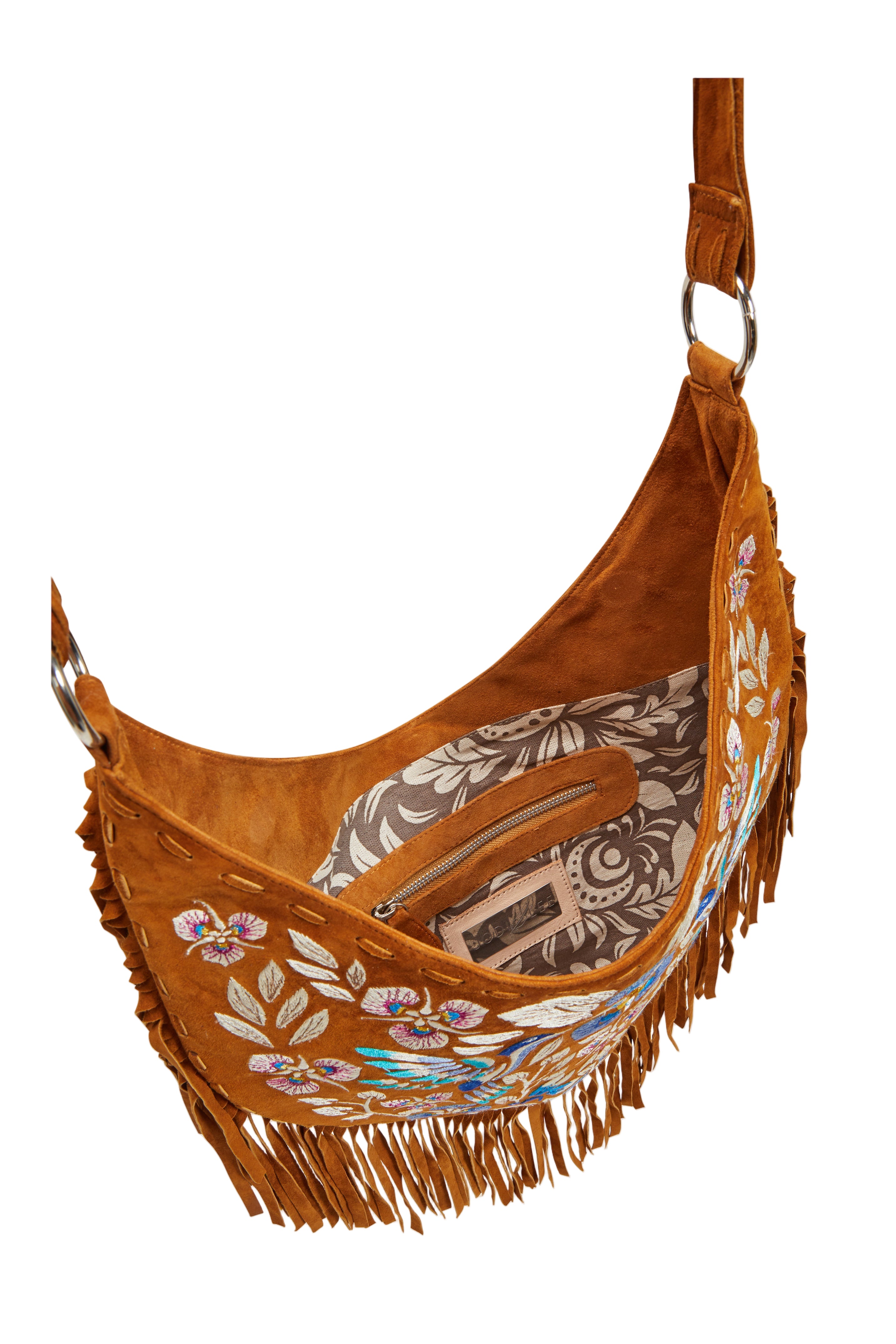 Georgina Embroidery Bag Dark Tan – Jodi Lee